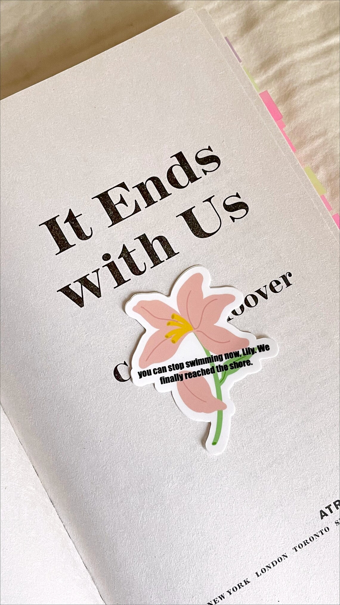 It Ends With Us Inspired Sticker - Etsy