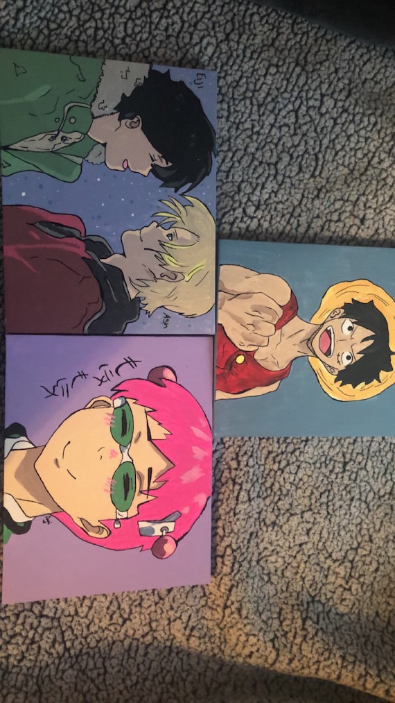 Custom Anime Canvas - Etsy