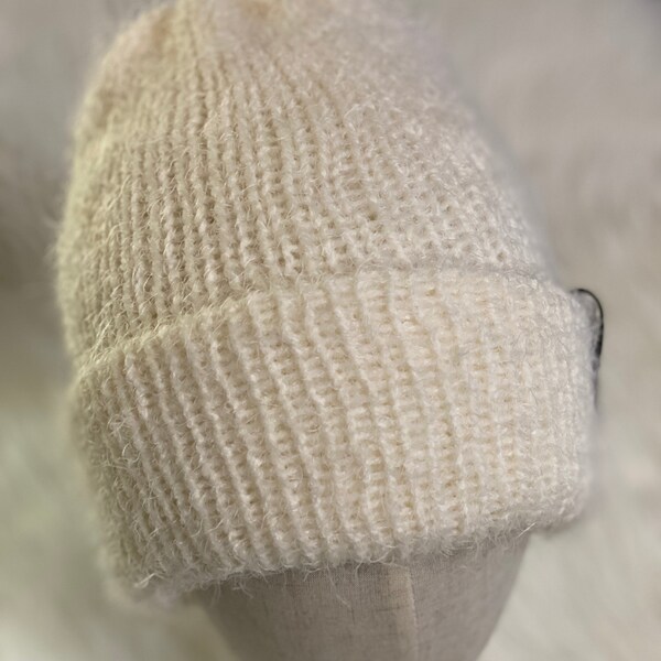 Cream Slouchy Beanie - Etsy