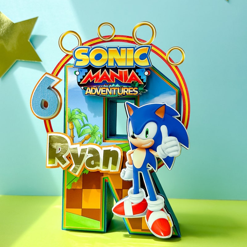 Sonic Number Svg - Etsy