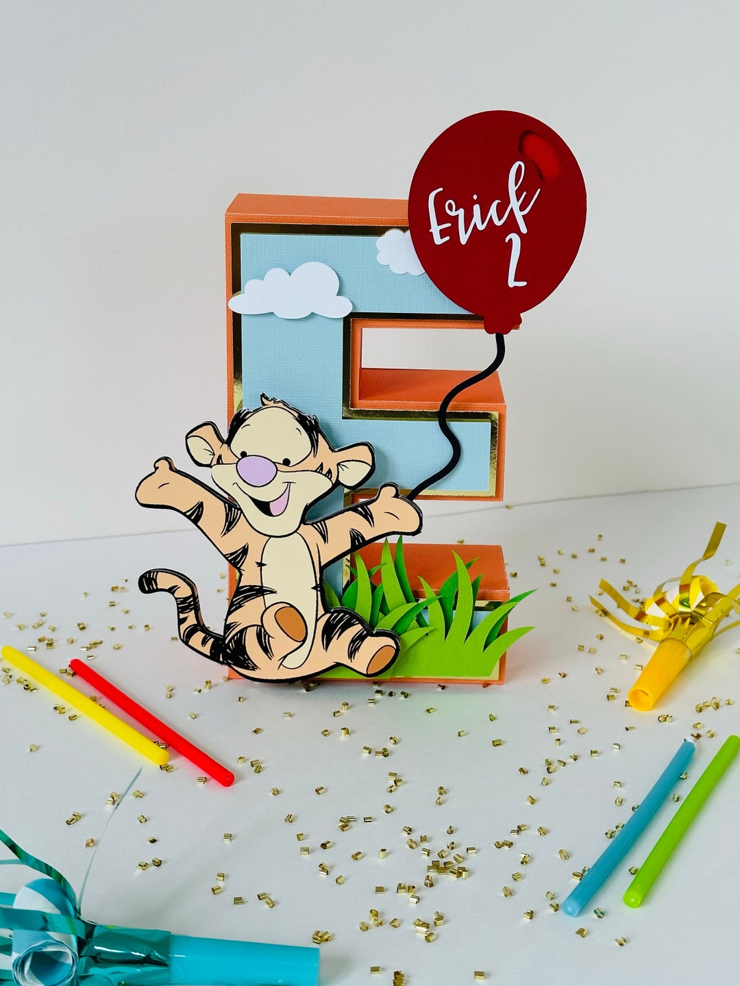 Baby Tigger 3D Letter Winnie the Pooh 3D Letter - Etsy