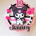 Kuromi Inspired Cake Topper Kawaii Kuromi Inspired Party Decor Hello ...