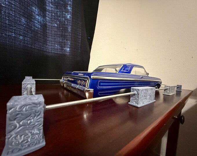 1:10 Scale Lowrider Diy Show Display Blocks With Aluminum Rails. - Etsy