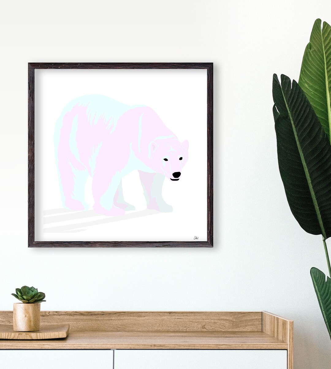Oso polar Giclée Art Print - Etsy España