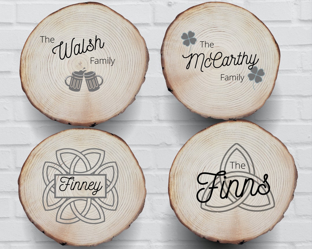 Irish Wood Slice Sign - Etsy