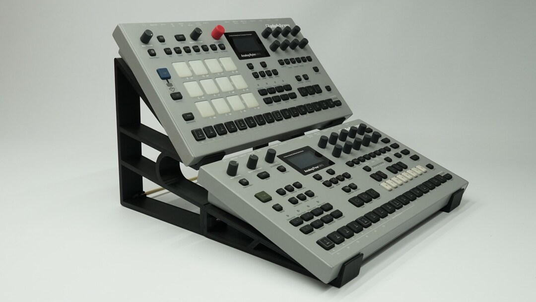 Elektron MK2 Stand Double Tier Analog Rytm Octatrack Four Synth Stand ...