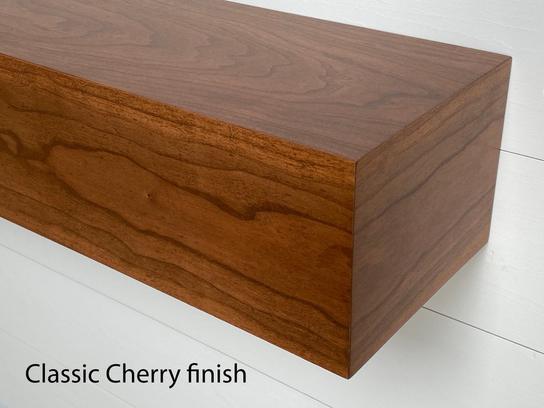 Cherry Wood Mantel, Mantle, Floating Shelf - Etsy
