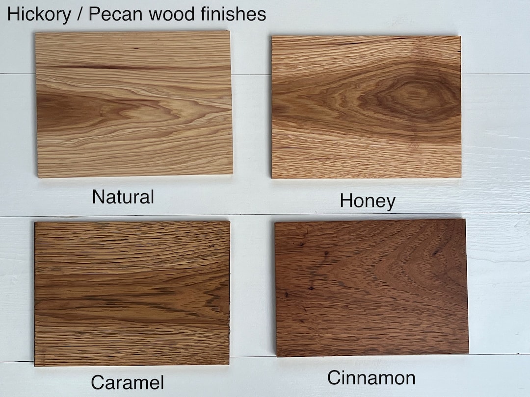 Hickory Mantel Finish Samples - Full Credit Will Be Applied to Mantel ...