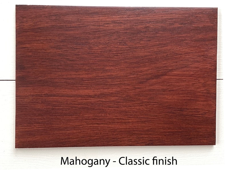 Mahogany Mantel Finish Samples - Full Credit Will Be Applied to Mantel ...