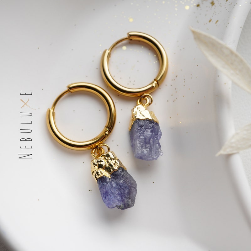 Tanzanite Earrings - Etsy