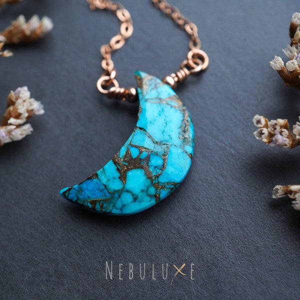 Turquoise Moon - Etsy