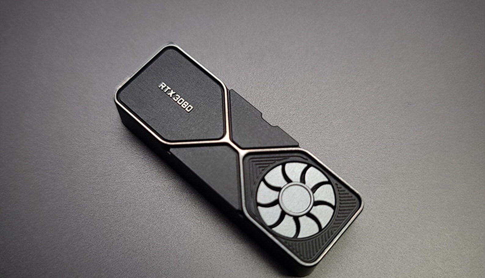 RTX3080 Graphics Card Keycap GPU 2.75U Rotating Artisan Metal Right ...