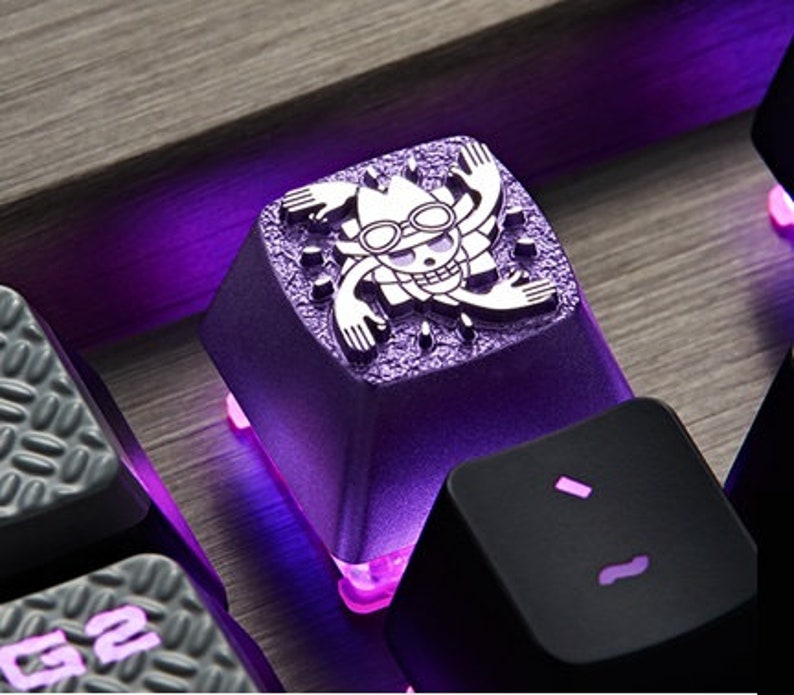ONE PIECE ROBIN Genuine Aluminum Artisan Mechanical Keycap - Etsy