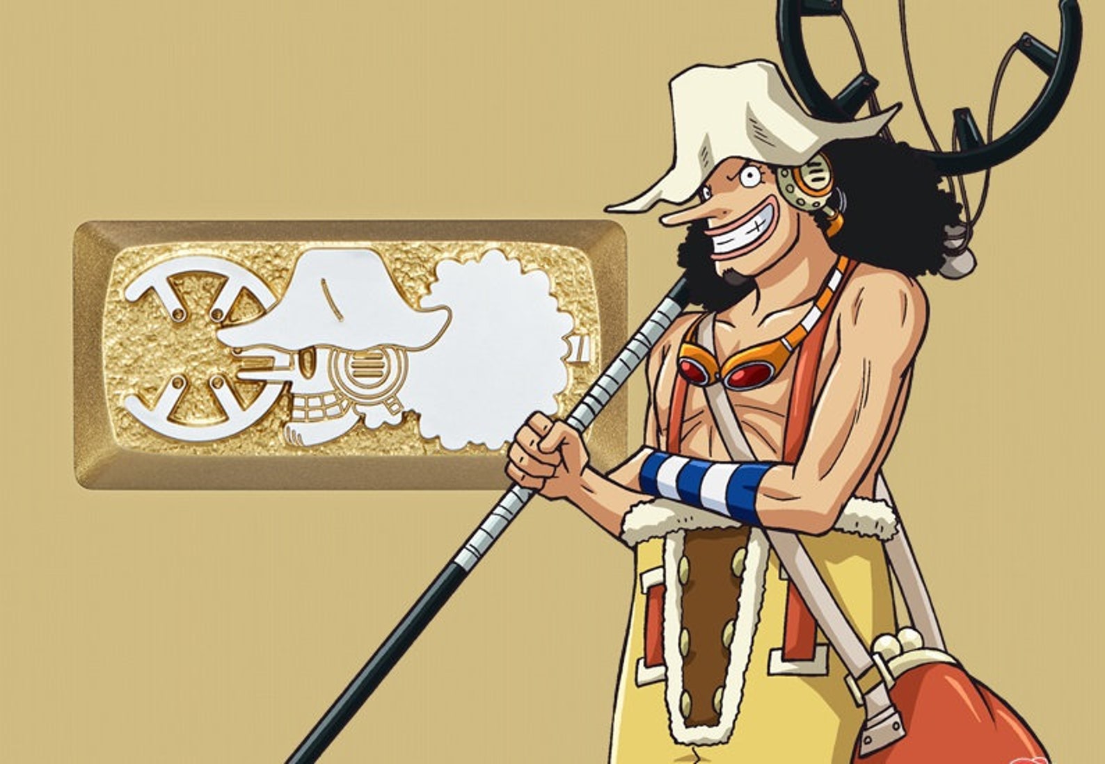 One Piece 10 Styles Luffy Chopper Genuine Mechanical Keycaps Light ...