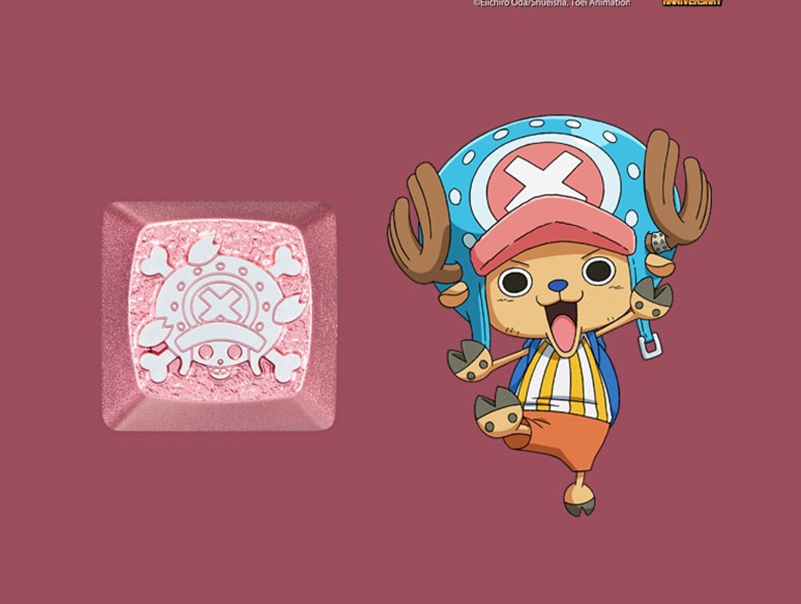 One Piece 10 Styles Luffy Chopper Genuine Mechanical Keycaps Light ...