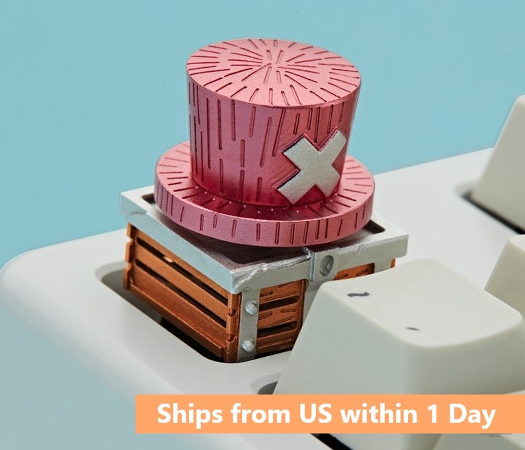 Rotating Genuine One Piece 3D Keycap Chopper Aluminum Alloy Medal ...
