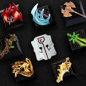 Dota 2 Loot/heroes Magnetic Keycaps for Mechanical Keyboard Cherry MX ...
