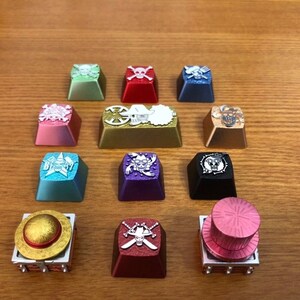 ONE PIECE ROBIN Genuine Aluminum Artisan Mechanical Keycap Light ...