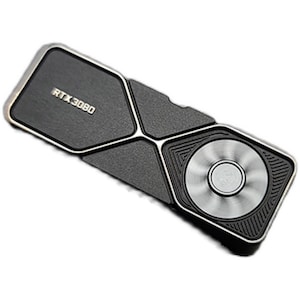RTX3080 Graphics Card Keycap GPU 2.75U Rotating Artisan Metal Right ...