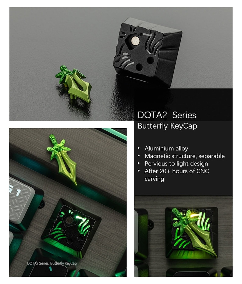 Dota 2 Loot/heroes Magnetic Keycaps for Mechanical Keyboard - Etsy
