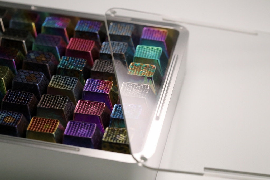 Stackable Keycaps Organizer/box Artisan Aluminum Switches | Etsy