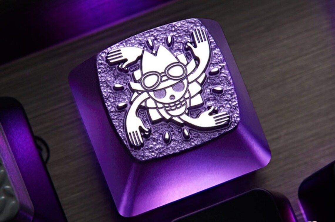 ONE PIECE ROBIN Genuine Aluminum Artisan Mechanical Keycap - Etsy