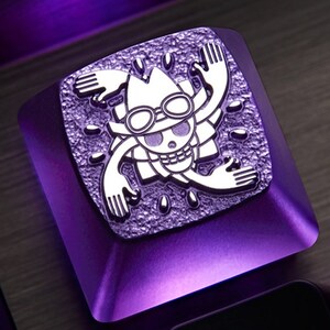 ONE PIECE ROBIN Genuine Aluminum Artisan Mechanical Keycap Light ...
