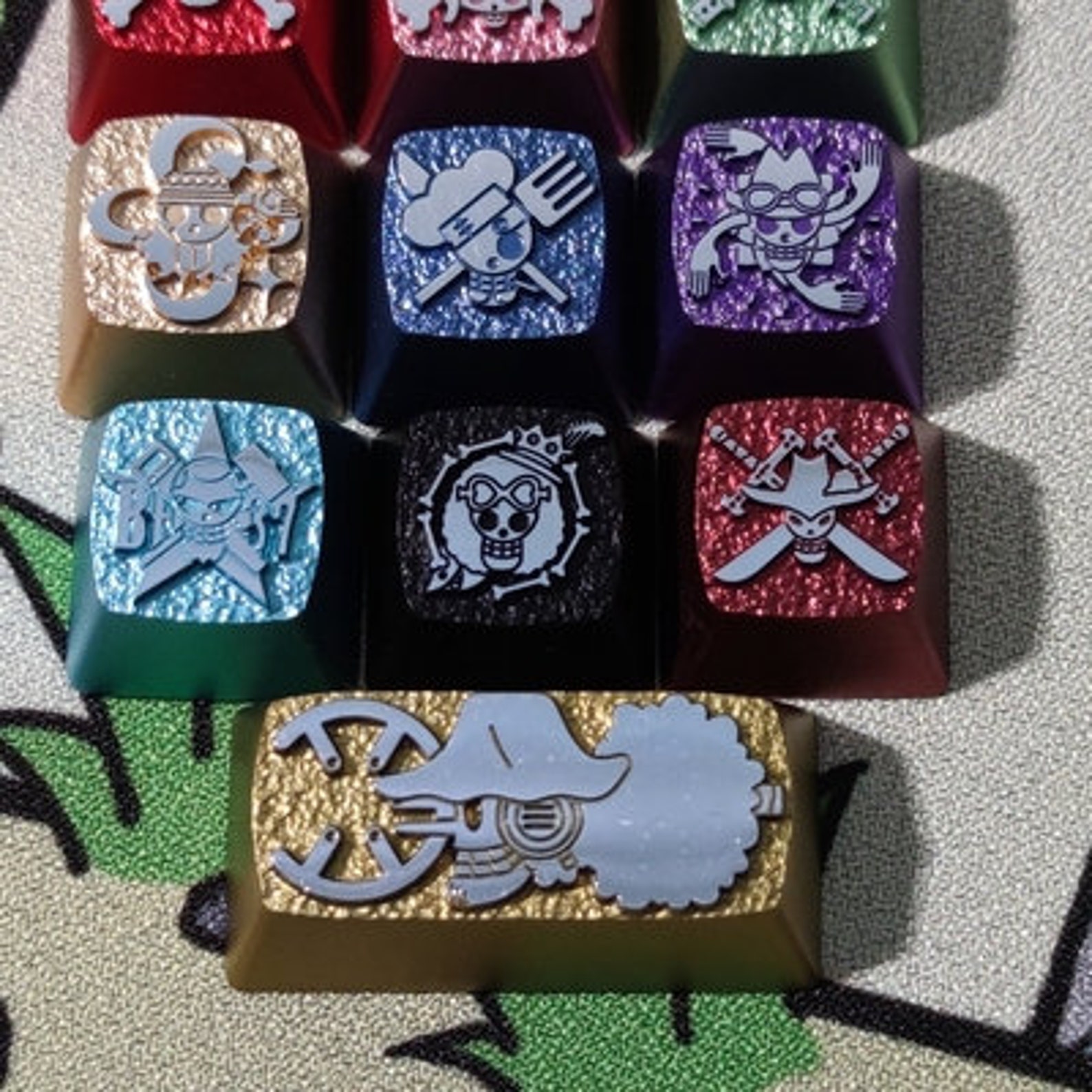 ONE PIECE ROBIN Genuine Aluminum Artisan Mechanical Keycap - Etsy