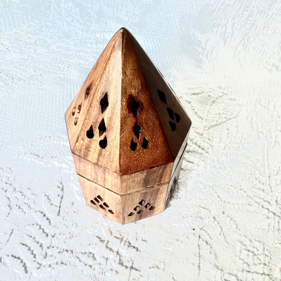 Vintage Govinda Wooden Temple Inscense Burner - Etsy