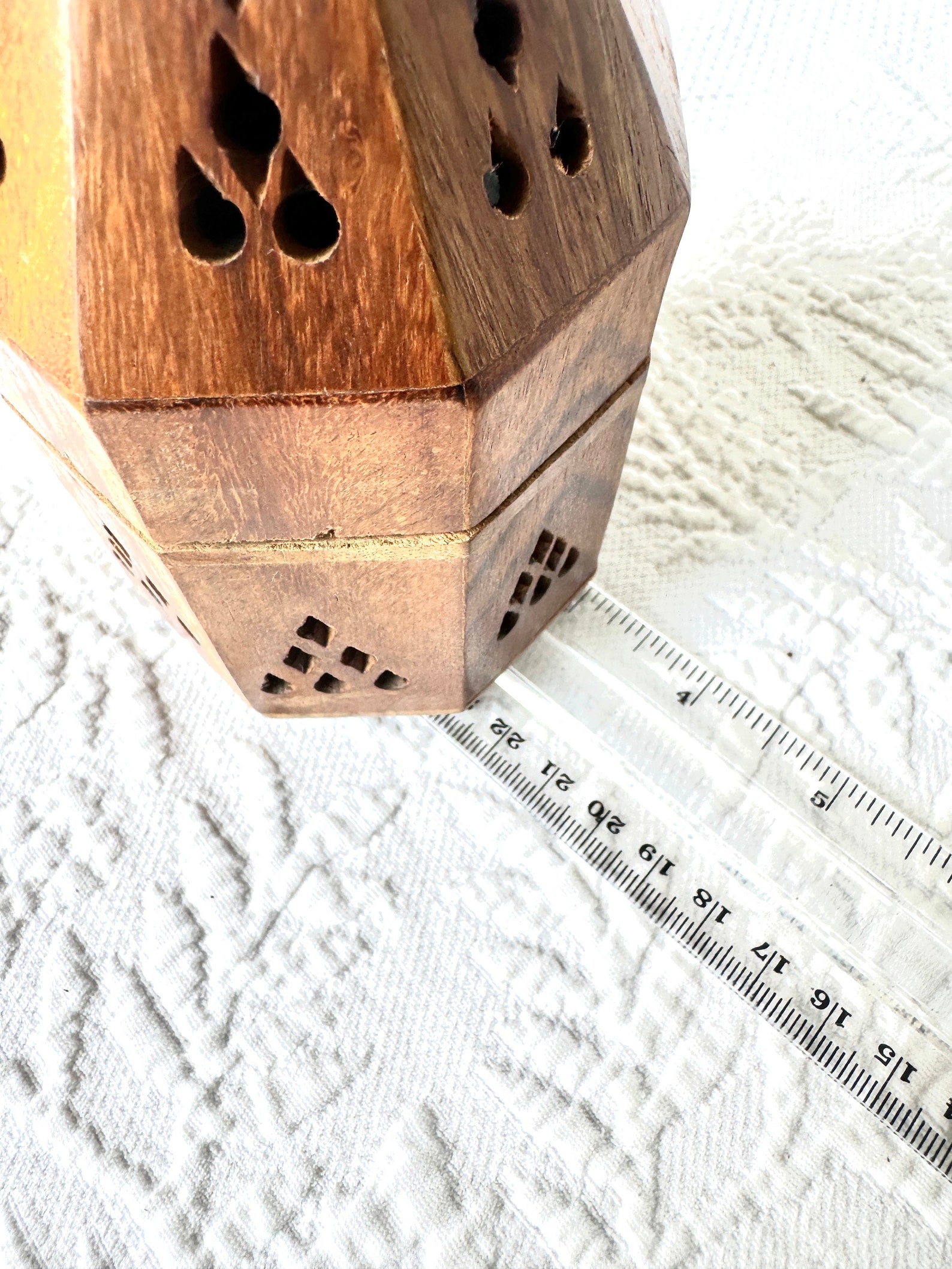 Vintage Govinda Wooden Temple Inscense Burner - Etsy