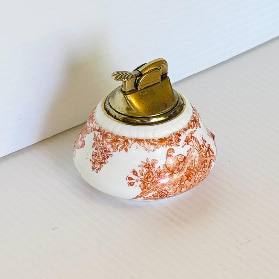 Vintage Royal Crown White With Ruby Red Floral Pattern Ceramic China ...