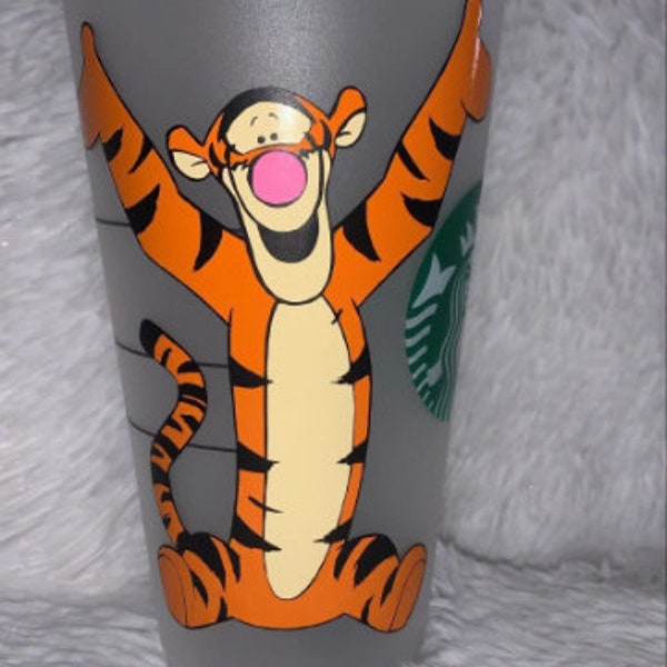 Tigger Starbucks Cup - Etsy