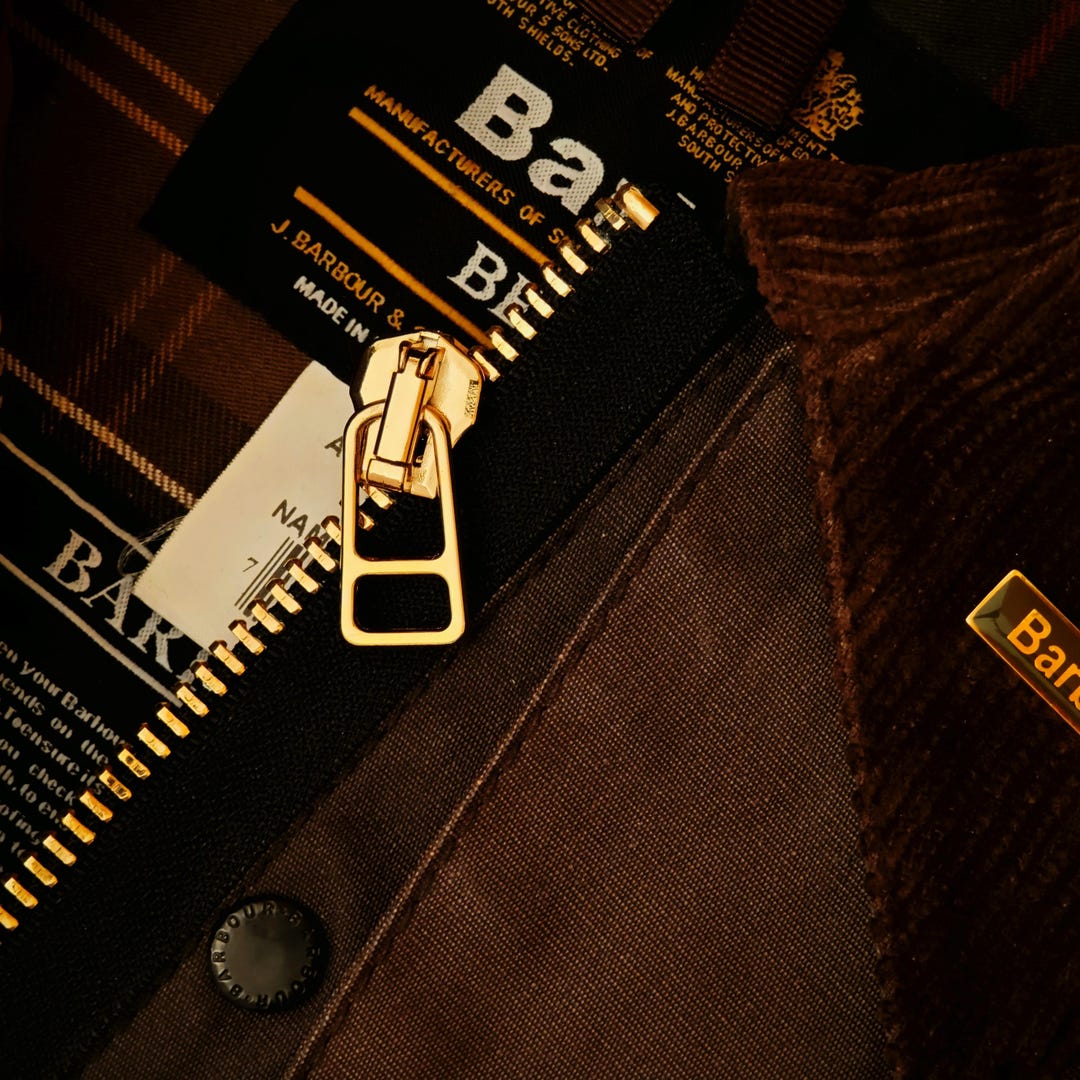 Gold Metal #8 Zipper: Heavy Duty, Black Woven Tape, 23-inch - Etsy