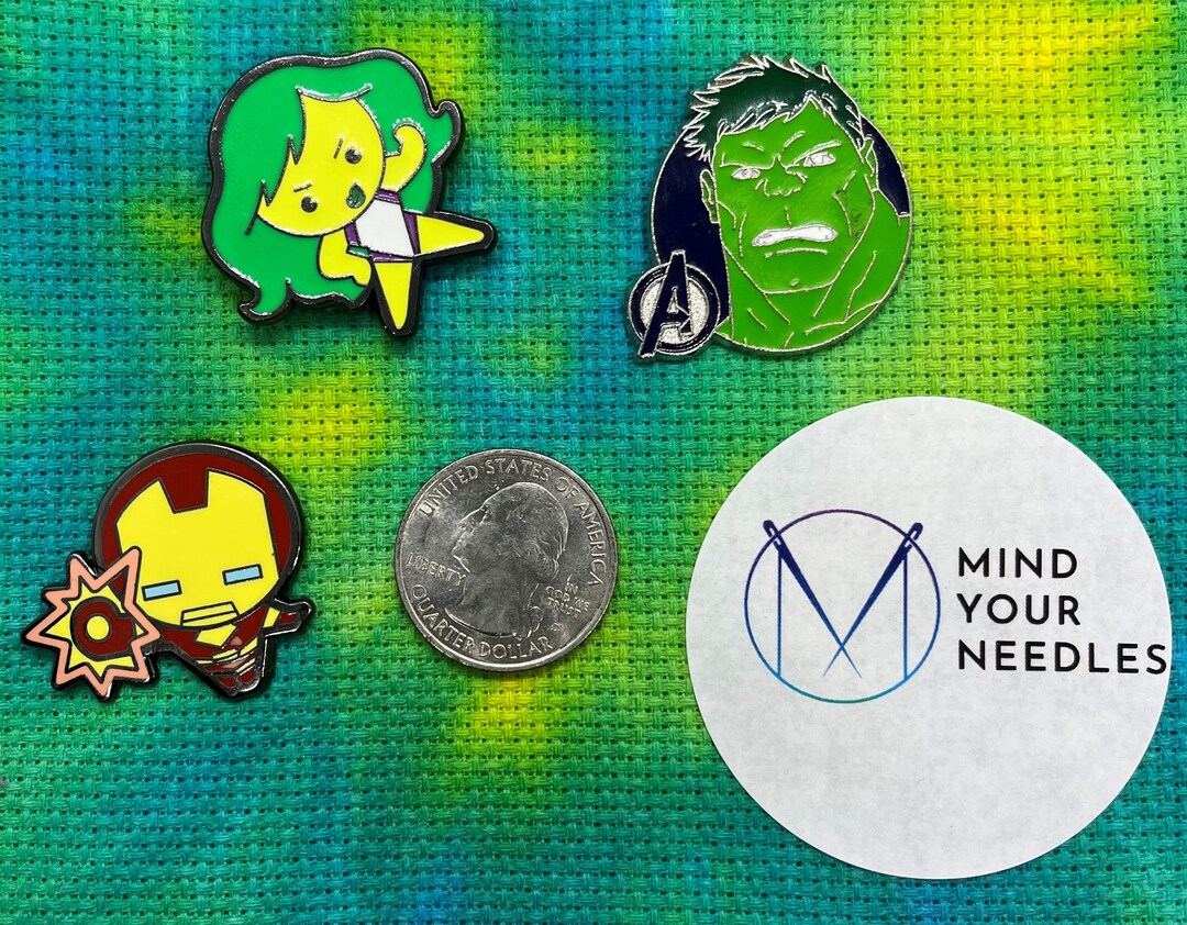 Avengers Hulk Iron Man Disney Needle Minder Magnets - Etsy