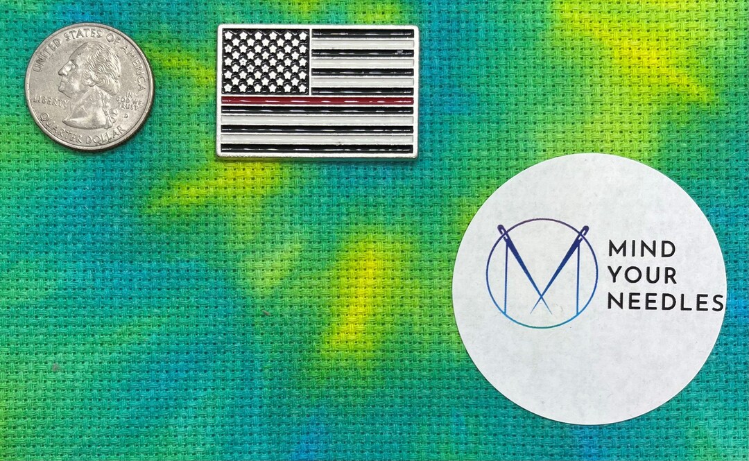 Thin Red Line Needle Minder Magnet - Etsy