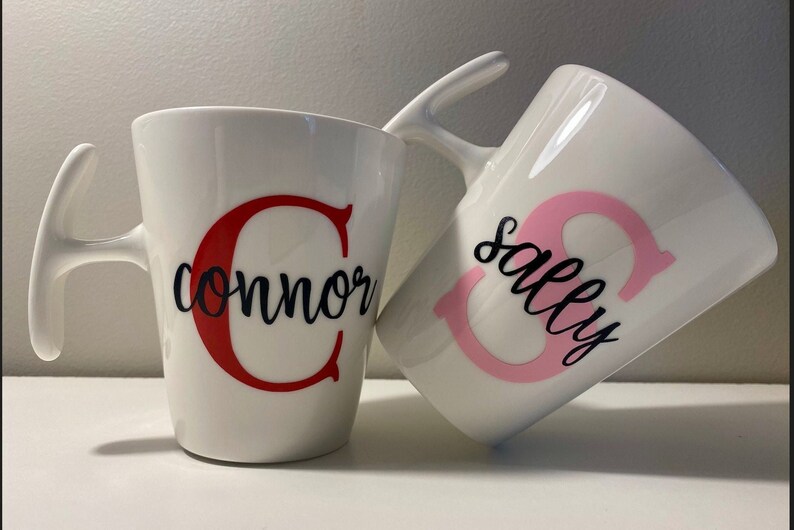 Personalized Name Mug Coffee Mug Name and Monogram - Etsy