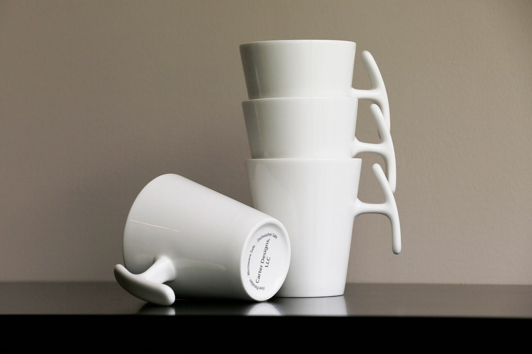 Stacking Coffee Mug - Coffee and Tea - 12 Oz Fine Porcelain - Carter ...