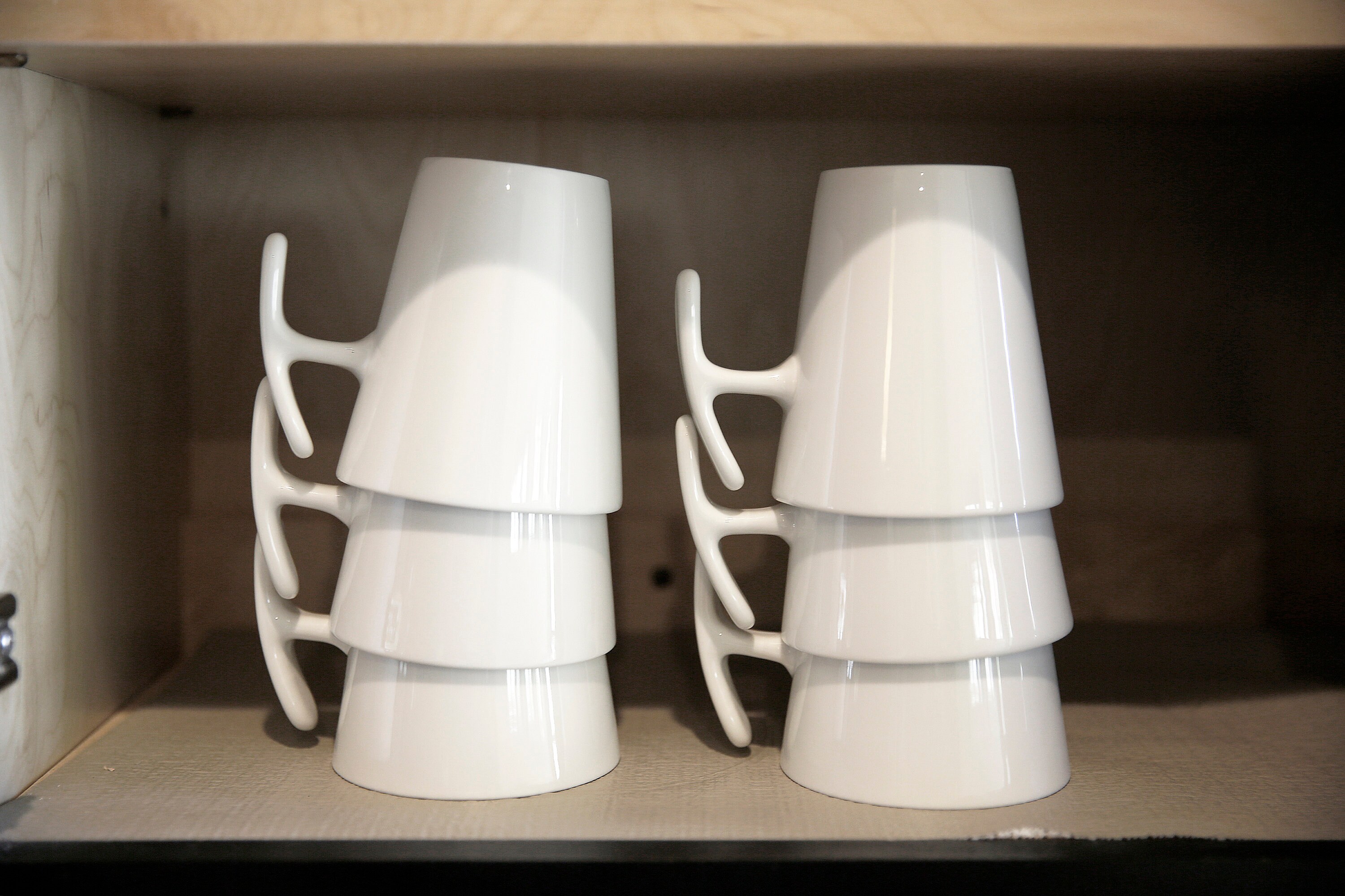 Stacking Coffee Mug - Coffee and Tea - 12 Oz Fine Porcelain - Carter ...