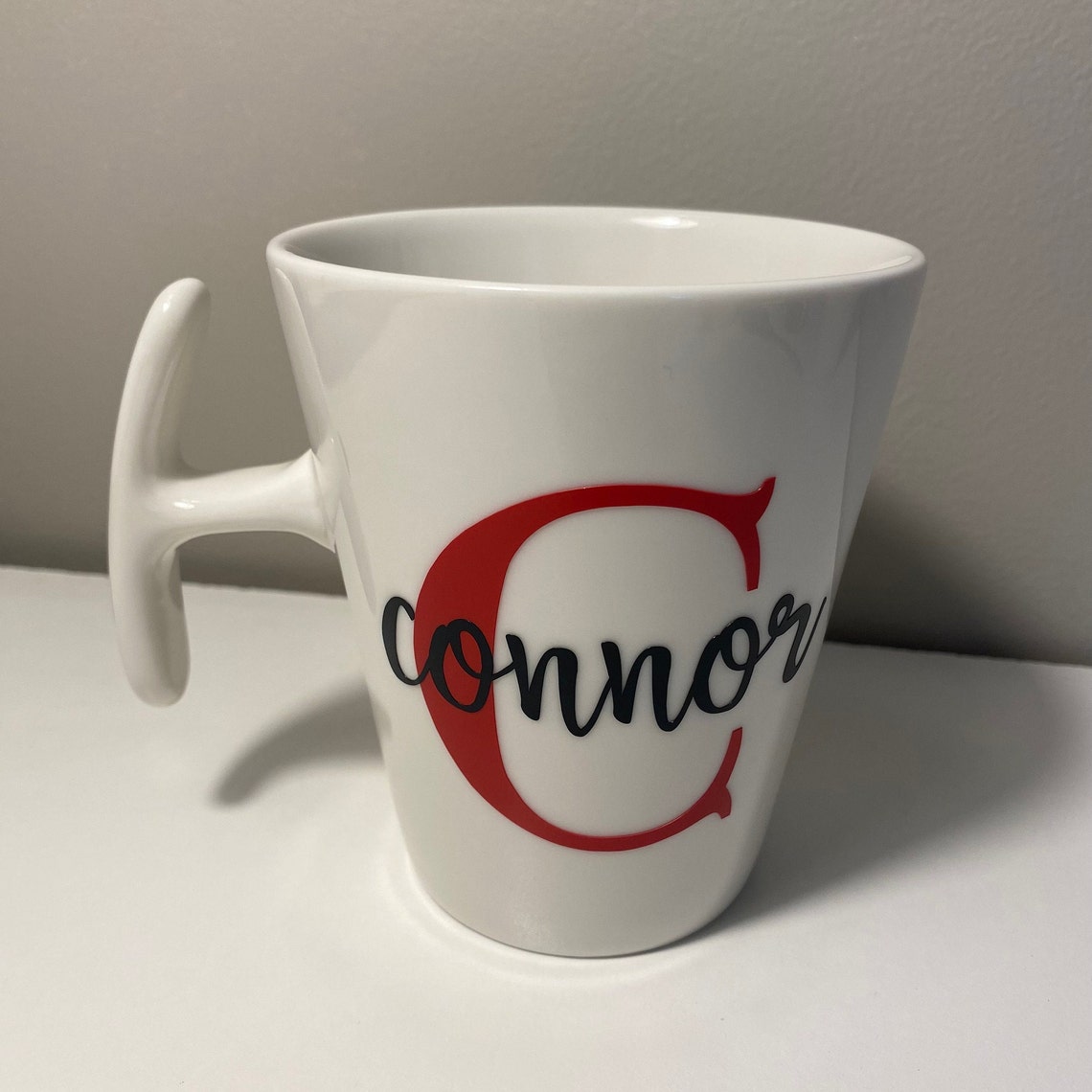Personalized Name Mug - Coffee Mug - Name and Monogram - Stackable Mug ...