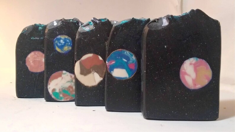 Solar System Artisan Soap Bar. Space Theme Galaxy Soap. - Etsy