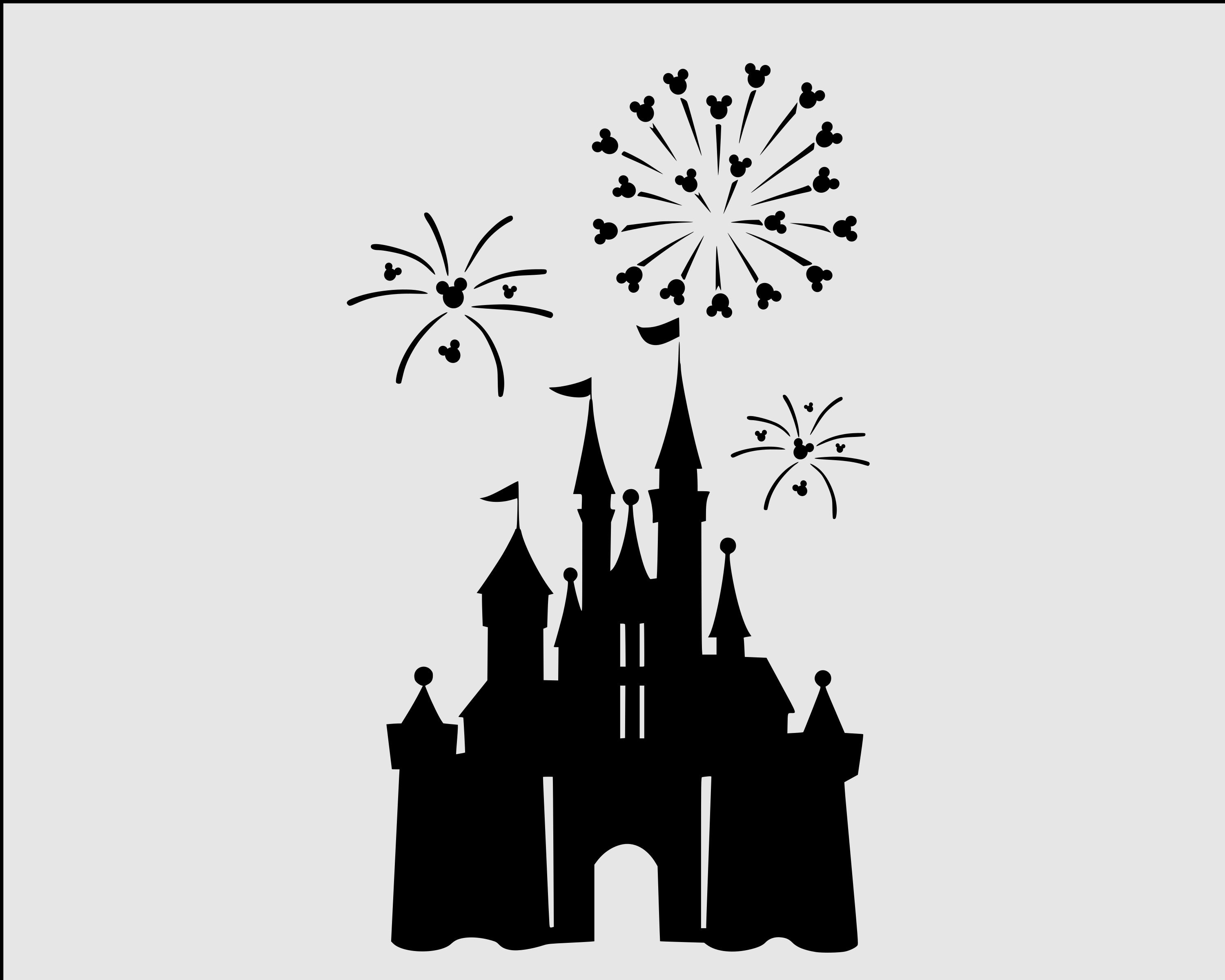 Disney Castle with Fireworks svg Disney svg Disney 2021 svg | Etsy