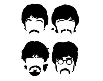 The Beatles Decal | Etsy