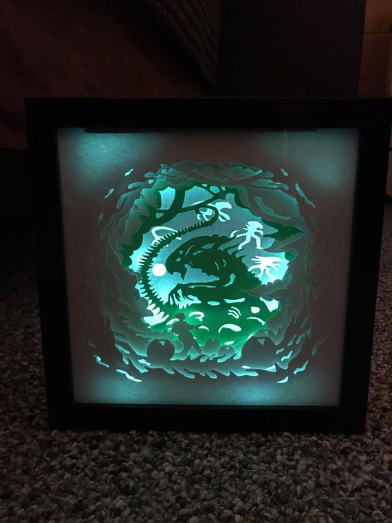Alien Inspired Lightbox | Etsy