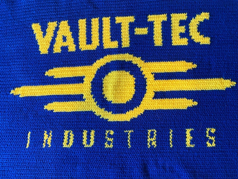 Vault Tec Flag Crochet Pattern - Etsy