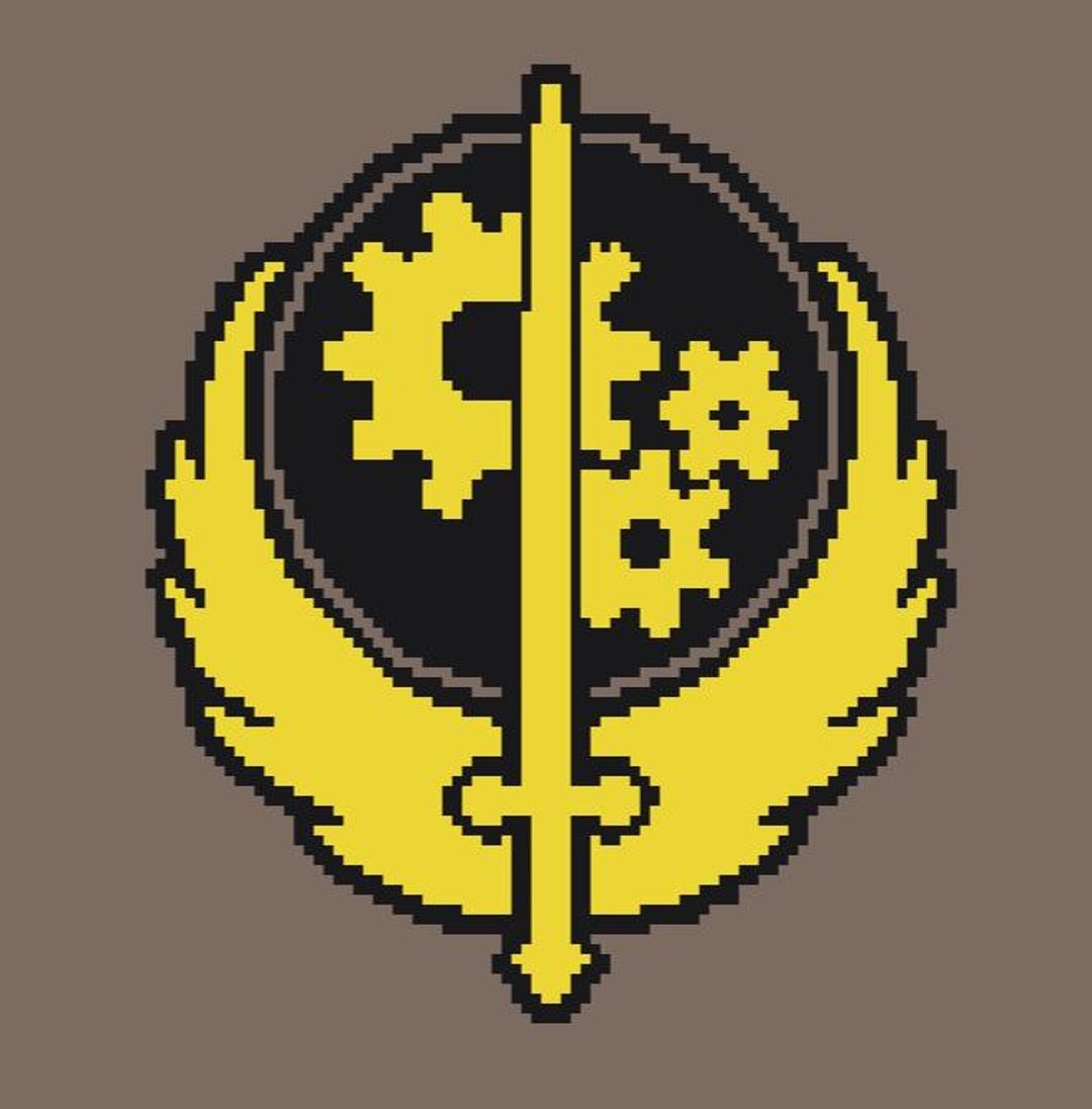 Brotherhood of Steel - Mojave Chapter Flag PATTERN ONLY (beta) - Etsy
