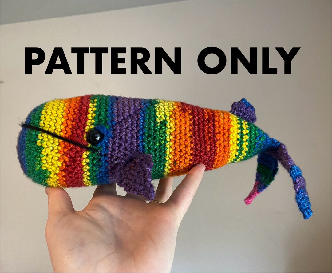 Benny the Blue Whale Amigurumi Crochet Pattern - Etsy