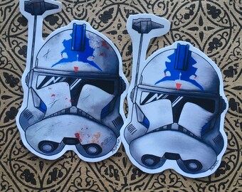 Clone Trooper Helmet Decal - Etsy