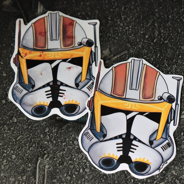 Clone Commander Cody Stickers Helmet - Etsy