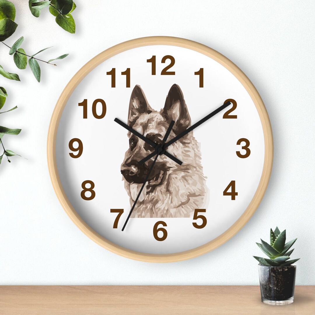 Custom Pet Wall Clock, Personalized Photo Wall Clock, Picture Clock ...