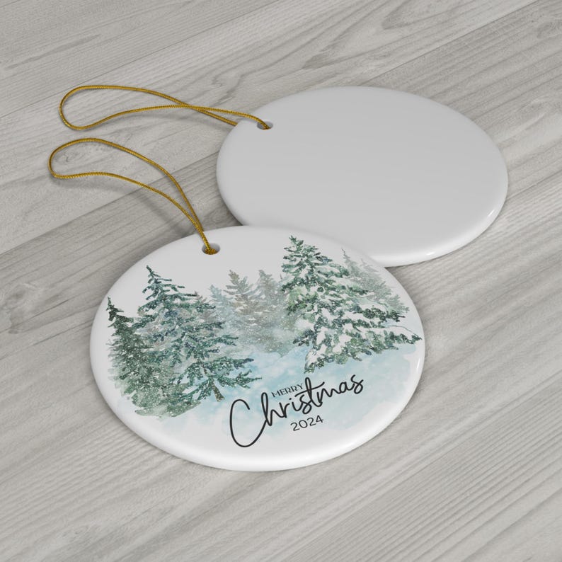 Merry Christmas 2024 Ornament, 2024 Christmas Ornament Keepsake ...